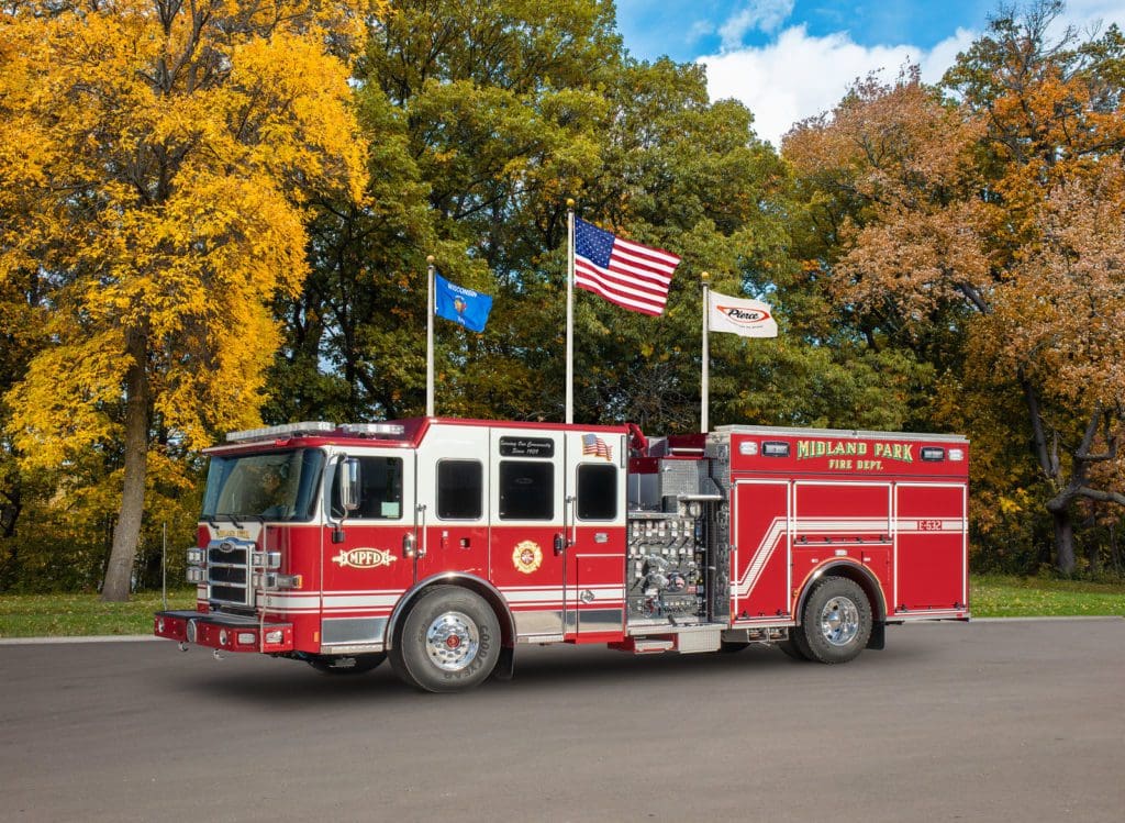 Pierce Fire Truck - Velocity Tanker-Pumper delivered to Freehold Fire ...