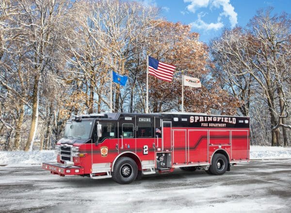 New Pierce Fire Truck - Enforcer 100' Ladder delivered to City of ...